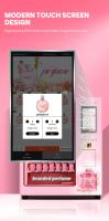 China Haloo 21.5-inch Touchscreen Perfume Vending Machine with Double-Layer Explosion-Proof Glass and XY Receiving Platform for sale