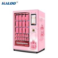 China Haloo 21.5-inch Touchscreen Perfume Vending Machine with Double-Layer Explosion-Proof Glass and XY Receiving Platform for sale