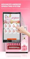 China Haloo 21.5-inch Touchscreen Perfume Vending Machine with Double-Layer Explosion-Proof Glass and XY Receiving Platform for sale