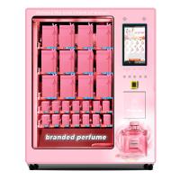 China Haloo 21.5-inch Touchscreen Perfume Vending Machine with Double-Layer Explosion-Proof Glass and XY Receiving Platform for sale