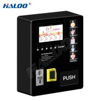 China Haloo wall-mounted perfume spray vending machine can hold four different fragrances and features five sample buttons for tabletop use for sale