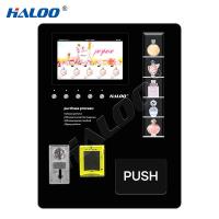 China Haloo wall-mounted perfume spray vending machine can hold four different fragrances and features five sample buttons for tabletop use for sale