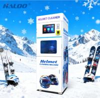 China Haloo fully automatic disinfection steam helmet cleaning vending machine, single compartment with fragrance function, can be used in various cycling sports scenes for sale