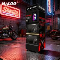 China Haloo vending machine supplier  double door helmet cleaner metal material Match with  4 kinds of perfume and 3 cleaning modes for sale