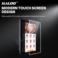 China Haloo vending machine supplier 16 grid automatic flower vending machine, using metal sheet and refrigeration system for sale
