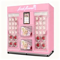 China Haloo Vending Machine Supplier Flower Vending Machine 34 Lockers Big Size Machine Bill Coin and Card Reader for sale