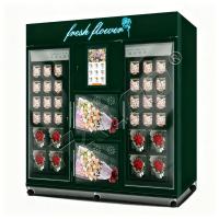 China Haloo Vending Machine Supplier Flower Vending Machine 34 Lockers Big Size Machine Bill Coin and Card Reader for sale