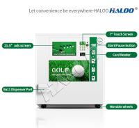 China Haloo 22 inch advertising intelligent high-definition screen outdoor golf vending machine with large capacity automatic serve for sale