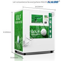 China Haloo 22 inch advertising intelligent high-definition screen outdoor golf vending machine with large capacity automatic serve for sale