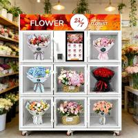 China Haloo 24-hour flower vending machine with galvanized sheet material and SDK function, suitable for outdoor and indoor for sale