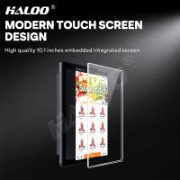 China Halo 24-hour frozen fruit smoothie mixer fresh fruit smoothie vending machine thick metal plate material for sale