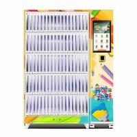 China Haloo book vending machine with intelligent electronic lock and thick transparent explosion-proof cabinet door for sale