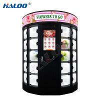 China Haloo vending machine supplier 30 grid flower vending machine with cooling and humidification system, free customization of logo for sale