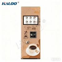 China Haloo 21.5-inch touch screen commercial capsule coffee vending machine can hold 168 cups of 14 types of coffee for sale