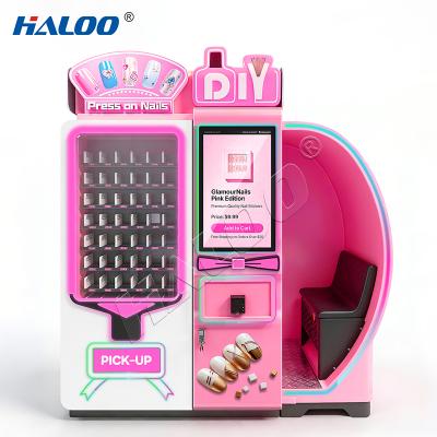 China DIY Nail Vending Machine | Press-on Nail Vending Kiosk With Comfortable Seat Cabin for sale