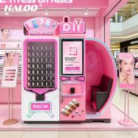 China DIY Nail Vending Machine | Press-on Nail Vending Kiosk With Comfortable Seat Cabin for sale