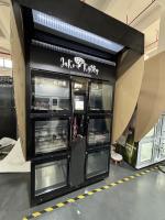 China Haloo 6-grid flower vending machine with sturdy canopy | Super waterproof performance suitable for outdoor use for sale
