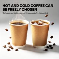 China Haloo freshly ground coffee vending machine with 27 inch touchscreen and Automatic cup droppingand capping system for sale