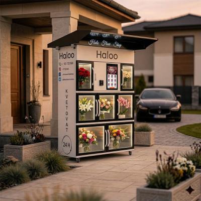 China Smart flower vending machine for sale | 24-hour unmanned flower retail solution for sale