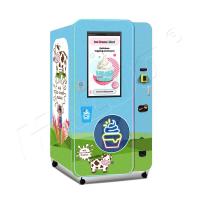 China Haloo Ice Cream Vending Machines With 32 Inch Touch Screen and Pre-cooling and Fresh-keeping Function for sale