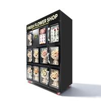 China Haloo Smart Flower Vending Machine | 360 ° Rotating Display Air-Cooled Preservation System, Anti Fog Glass for sale