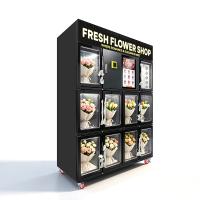 China Haloo Smart Flower Vending Machine | 360 ° Rotating Display Air-Cooled Preservation System, Anti Fog Glass for sale
