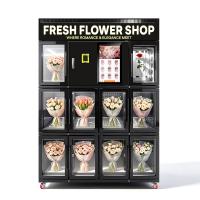 China Haloo Smart Flower Vending Machine | 360 ° Rotating Display Air-Cooled Preservation System, Anti Fog Glass for sale