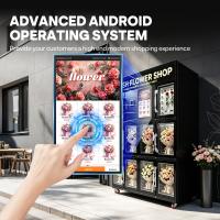 China Haloo Smart Flower Vending Machine | 360 ° Rotating Display Air-Cooled Preservation System, Anti Fog Glass for sale