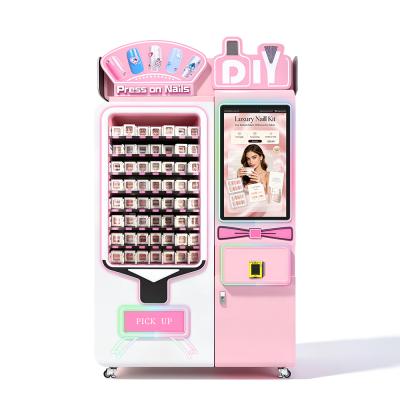 China Smart Nail Vending Machine with 720 Piece Capacity and Dynamic Visual Display Ideal for Beauty Salons and Shopping Centers for sale