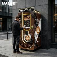 China Commercial Freshly Ground Coffee Vending Machine | Bean to Cup Smart Coffee Vending Machine with Professional Grinder for sale