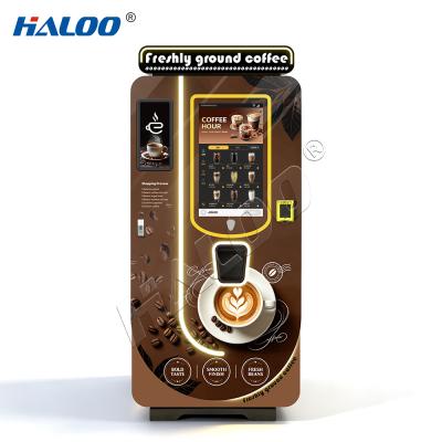 China Commercial Freshly Ground Coffee Vending Machine | Bean to Cup Smart Coffee Vending Machine with Professional Grinder for sale