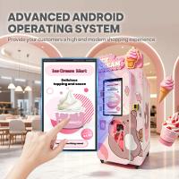 China Haloo Ice Cream Vending Machine | A Fully Automatic Soft Ice Cream Commercial Solution with 18 Second Quick Milk Delivery for sale