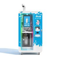 China Haloo Fresh Milk Vending Machine | 120L Milk Storage System 175 Cup Large Capacity Design Automatic Cleaning and Disinfection Function for sale