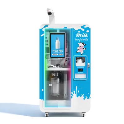 China Haloo Fresh Milk Vending Machine | 120L Milk Storage System 175 Cup Large Capacity Design Automatic Cleaning and Disinfection Function for sale