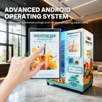 China Frozen Fruit Smoothie Vending Machine | -18 ℃ Frozen Storage and 22000 RPM High-Speed Smoothie Making for sale