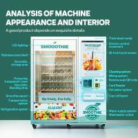 China Frozen Fruit Smoothie Vending Machine | -18 ℃ Frozen Storage and 22000 RPM High-Speed Smoothie Making for sale