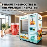 China Frozen Fruit Smoothie Vending Machine | -18 ℃ Frozen Storage and 22000 RPM High-Speed Smoothie Making for sale
