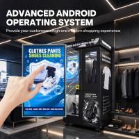 China Haloo Clothing and Shoes Cleaning Vending Machine | Self Care Equipment Integrating Atomization Cleaning, UVC LED Disinfection and Heating Drying for sale