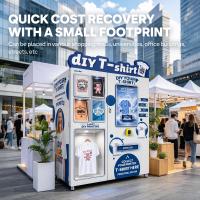 China DIY T-Shirt Printing Vending Machine: Creating a New Model of Personalized Clothing Self-Service Retail for sale