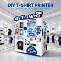 China DIY T-Shirt Printing Vending Machine: Creating a New Model of Personalized Clothing Self-Service Retail for sale