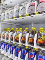 China Refrigerated Automatic Cold Drink Vending Machine For Drinks And Snacks for sale