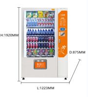 China Water Bottle Vending Machine Coca Cola Vending Machine for sale