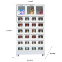 China Touch Screen Smart Locker Vending Machine For Snacks Food Cans Toys Candle for sale