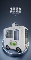 China Fully Automatic Car Driving Smart Vending Machines With Bettery for sale