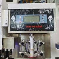China Halo fully automatic outdoor soft ice cream vending machine with 32 inch touch screen and automatic cleaning function for sale
