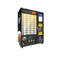 China Wifi Hot Meals Refrigerated Food Vending Machine 4000W With Microwave for sale