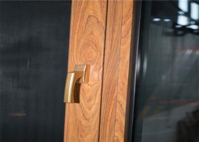 China Smooth Glass Aluminum Window & Door Trim with 40dB Sound Insulation and Powder-Coated Finish for sale