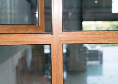 China Double Color Aluminum Glass Window with 40dB Sound Proofing for Indoor Outdoor Use - 60mm Frame for sale