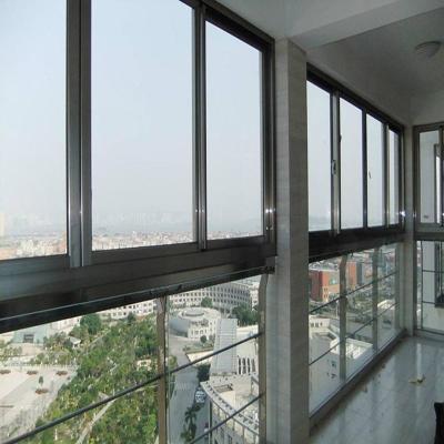 China Horizontal Aluminum Frame Sliding Windows with Double Tempered Impact Glass - 45mm Profile, Multiple Sizes for sale