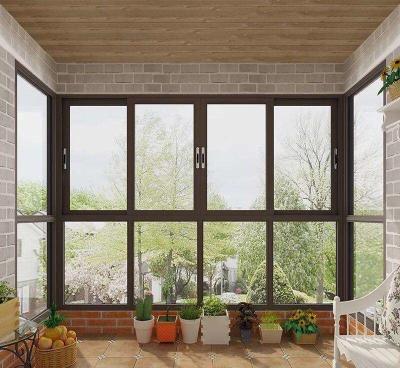 China 135mm Aluminum Frame Sliding Window with Advanced Surface Treatment - Space Saving Design for Modern Buildings for sale